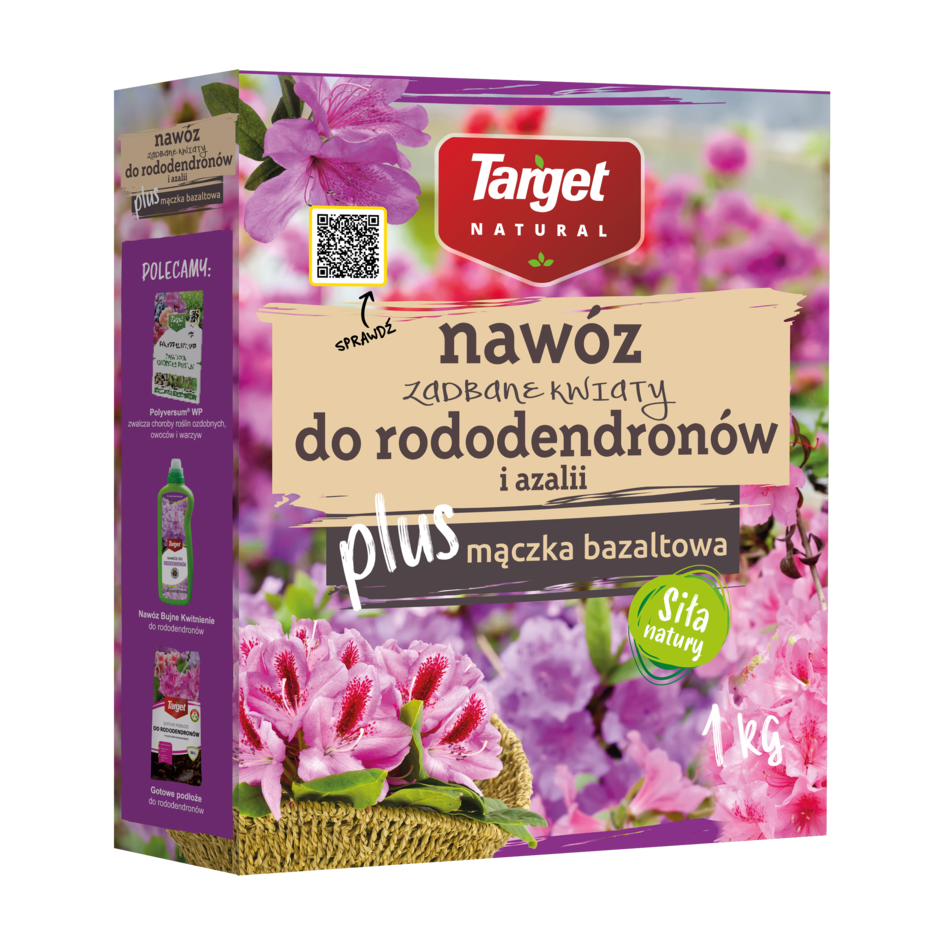 Nawóz ZADBANE KWIATY do rododendronów i azalii z mączką bazaltową - Target
