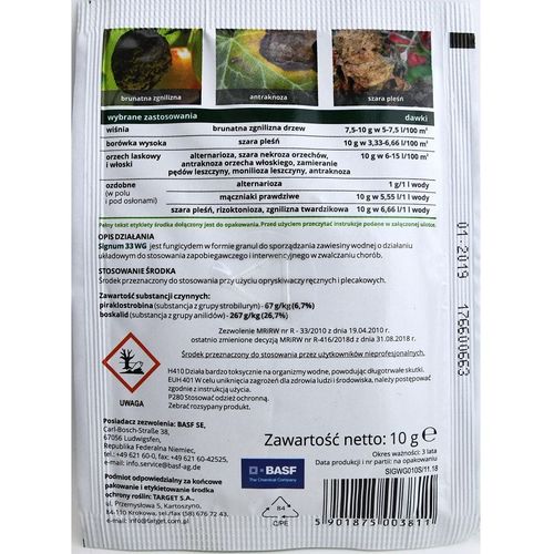 Signum 33 WG na szarą pleśń i mączniaka rzekomego - Target